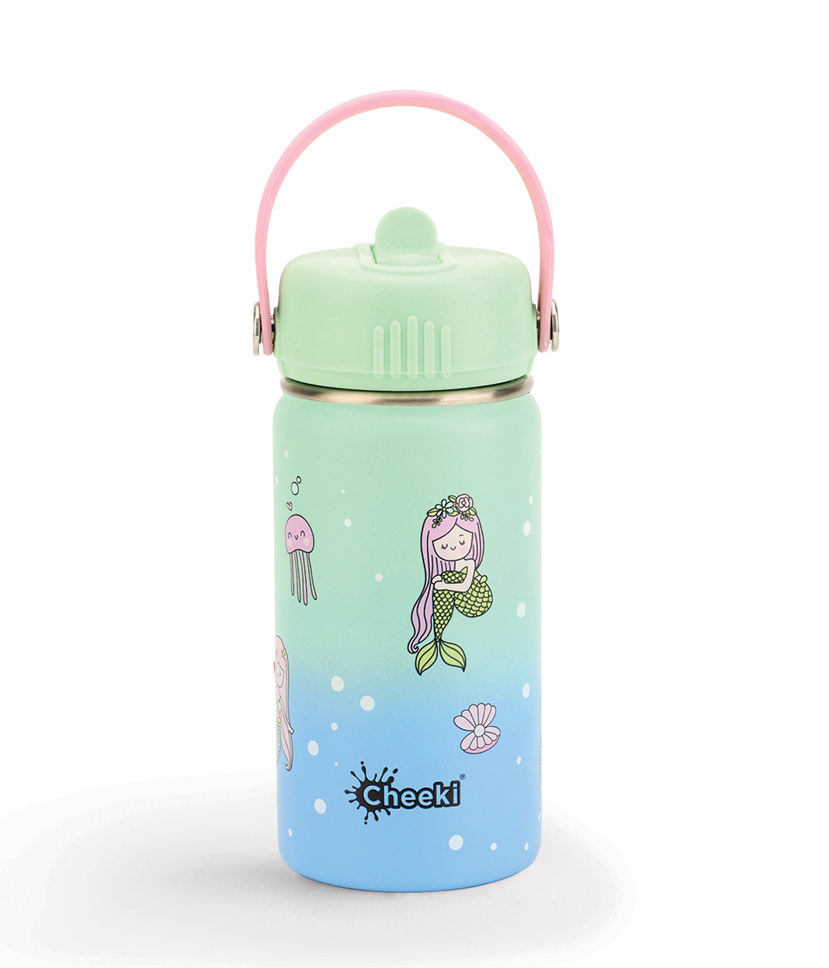 Cheeki 400ml Insulated Kids Water Bottle - Mermaid