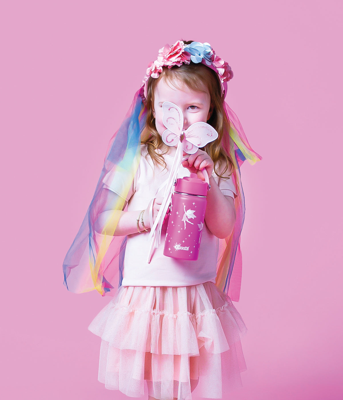 Cheeki 400ml Insulated Kids Water Bottle - Fairy